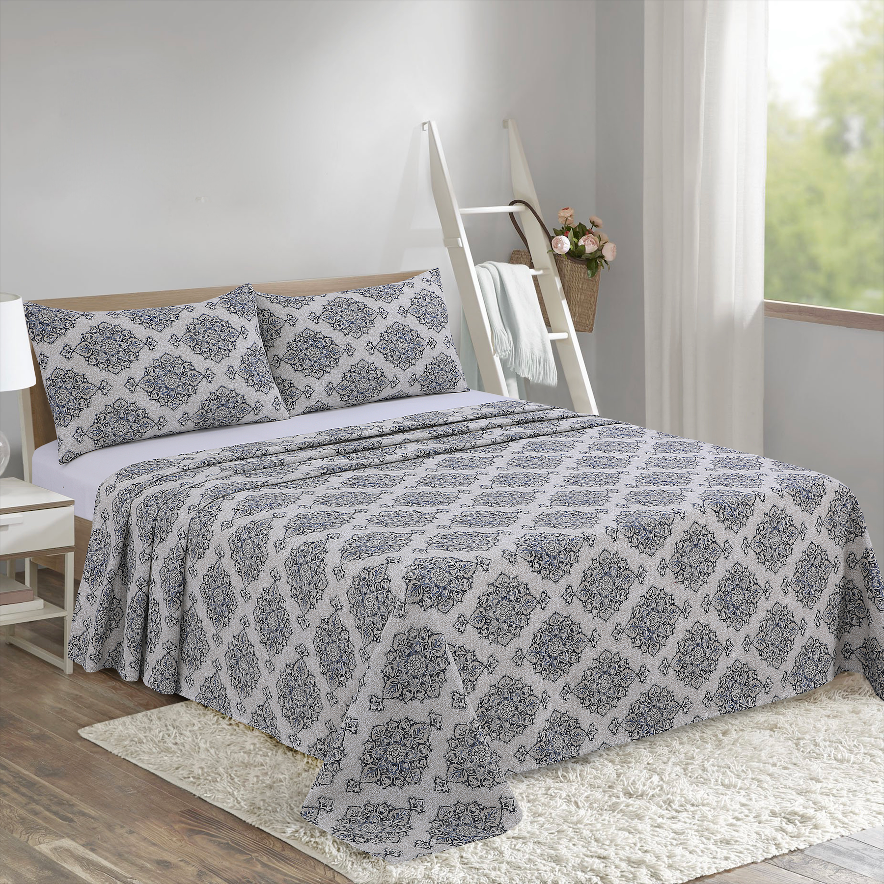 Iznik Indigo Sheet Set – Araish
